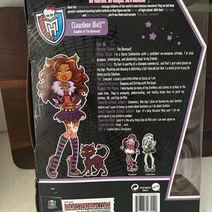 monster high | Toys | 22 Monster High Doll Clawdeen Wolf Original Gen 1 ...